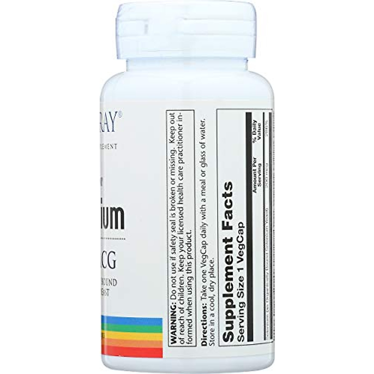 SOLARAY Selenium 200 MCG High Potency, 100 CT