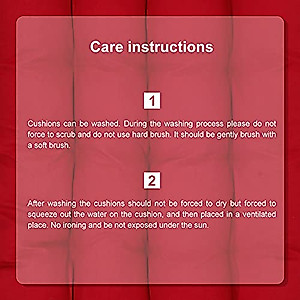 Patio Lounge Chair Cushion, Indoor/Outdoor Sun Lounger Pad Thick Replacement with Headrest Non-Slip Elastic Belt and Ties Garden High Back Relaxer Chair Cushions( No Chairs) (Wine Red, 1Pcs)