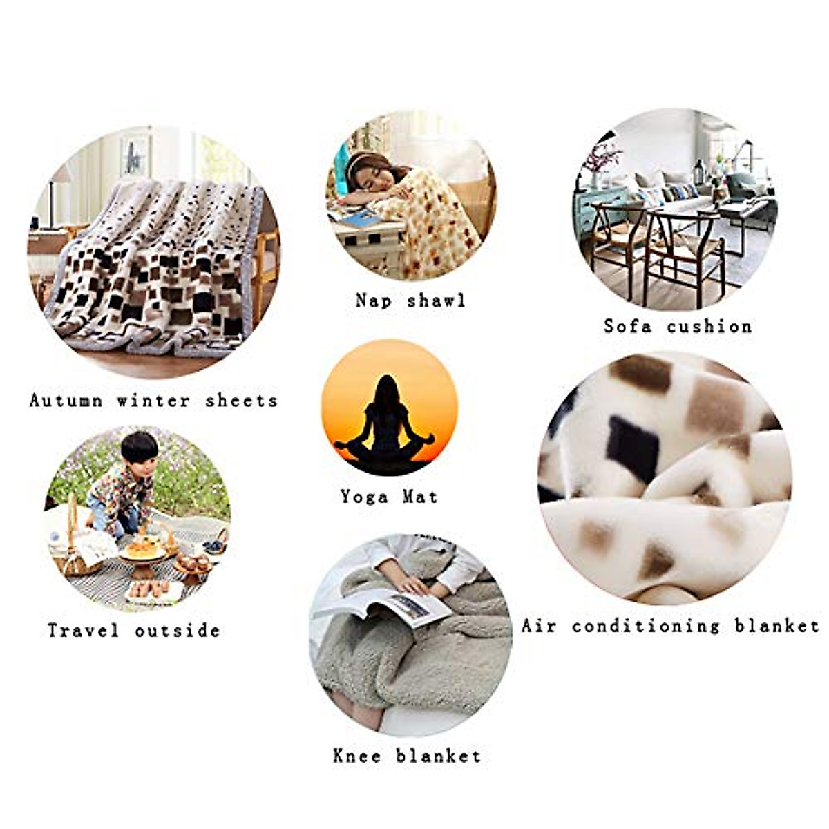 ZERODATE Green Weed Pot Marijuana Leaves Throw Blanket for Home Decor Soft and Fuzzy Warm Microfiber Bed Blankets for Adult Kids-XS