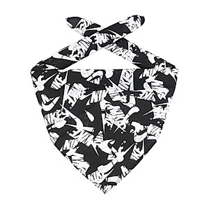 Nike Dri-Fit Printed Bandana (Black/White) Unisex