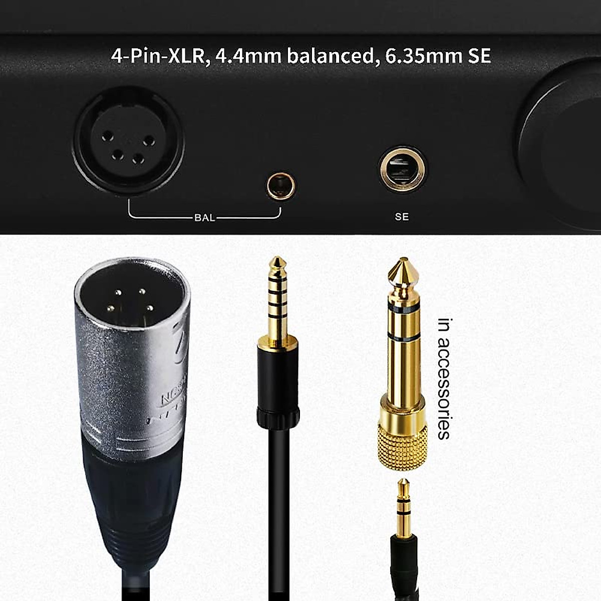 Topping A90 Discrete Fully Discrete Balanced Headphone AMP NFCA 4-Pin-XLR 4.4 Balanced 6.35mm SE Output Pre-Amplifier 2 * 9800mW 2 Gain Settings Headphone AMP Headphone Amplifier(Black)