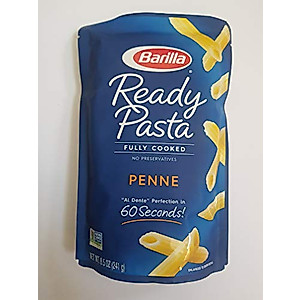 8-pack Variety, Barilla Ready Pasta: 2 pouches each of Rotini, Penne, Elbows, and Gemelli [2020]