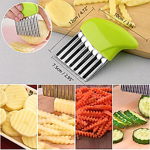 Montessori Kitchen Tools for Toddlers, Kids Knife Set for Real Cooking,Serrated Edges Plastic Knives,Peeler, Crinkle Cutter,Toddler Chef Knife Set(6 Pcs)