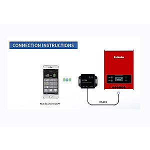 Bluetooth Adapter for mppt soalr Charger Controller NS24L30 NS24L40 and ESF48L60 …