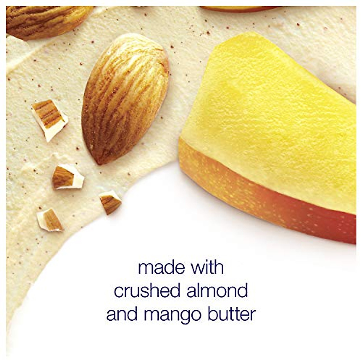 Dove Exfoliating Body Polish Body Scrub Exfoliating Scrub for Dry Skin Crushed Almond and Mango Butter Gently Exfoliates to Reveal Healthy Skin 10.5 Ounce (Pack of 4)