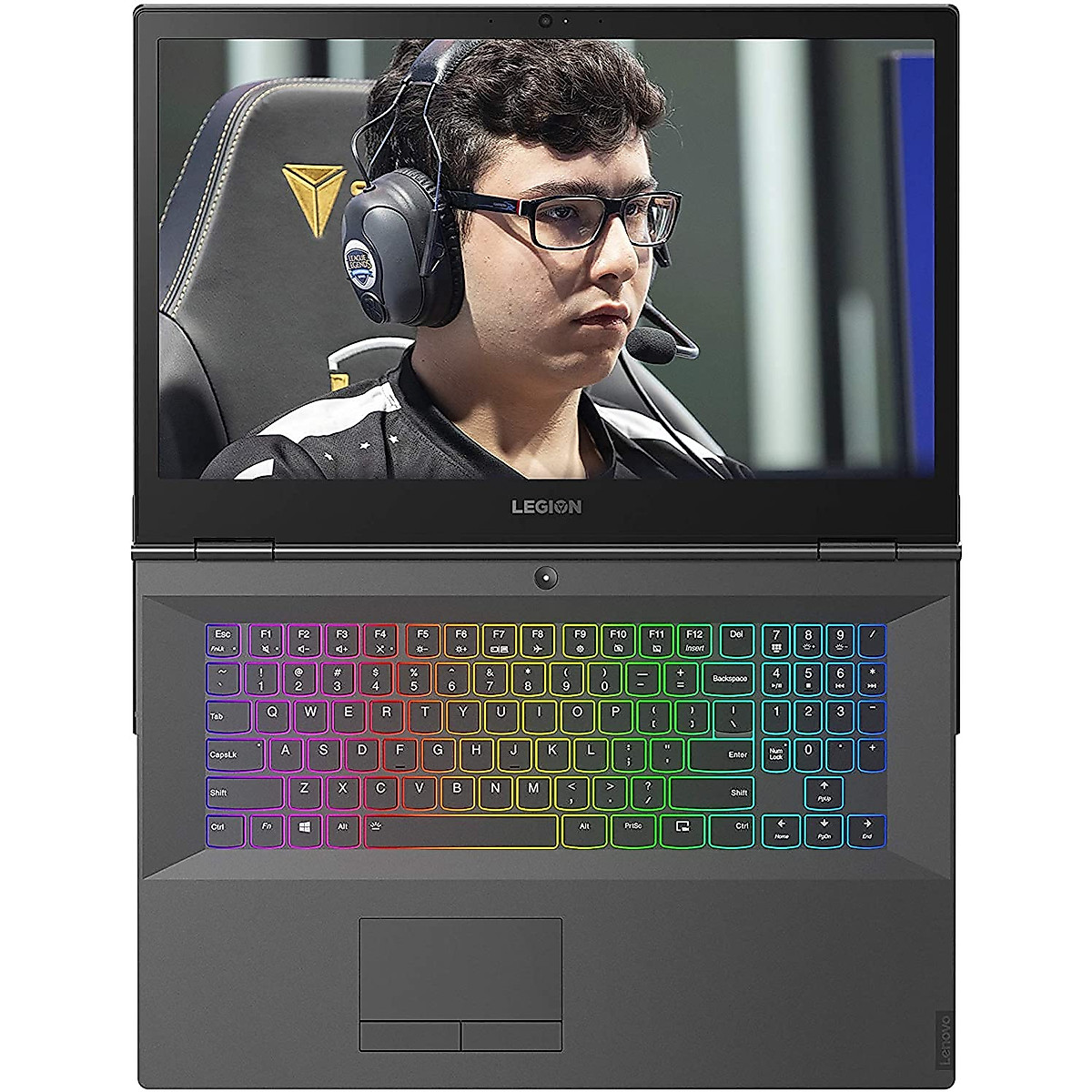 Lenovo Legion Ultimate Gaming Laptop, 17.3" FHD IPS 144Hz Display, GeForce RTX 2080 Max-Q, 6-Core Intel i7-9750H, 32GB DDR4 RAM, 1TB PCIe SSD, 2TB HDD, RGB Backlit Keyboard, Killer Wi-Fi, Windows 10