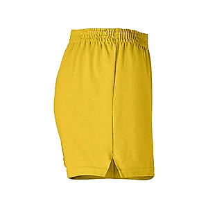 Soffe Women's Cheer Active Shorts: Trendy Fashion Gold