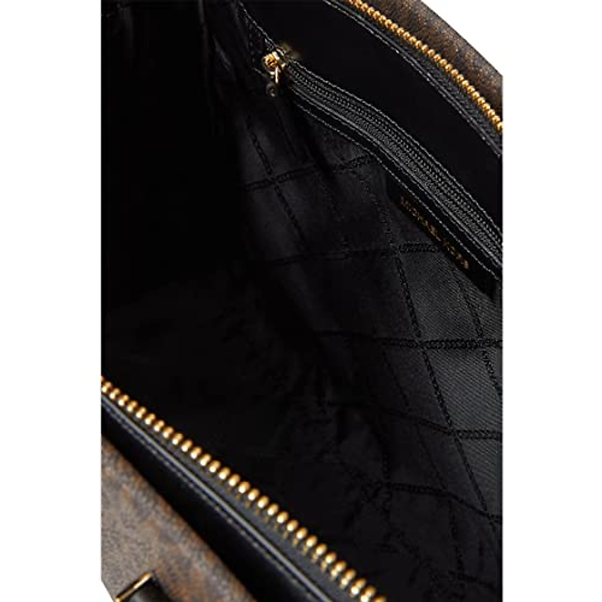 Michael Kors Marilyn Large Satchel Brown/Black One Size