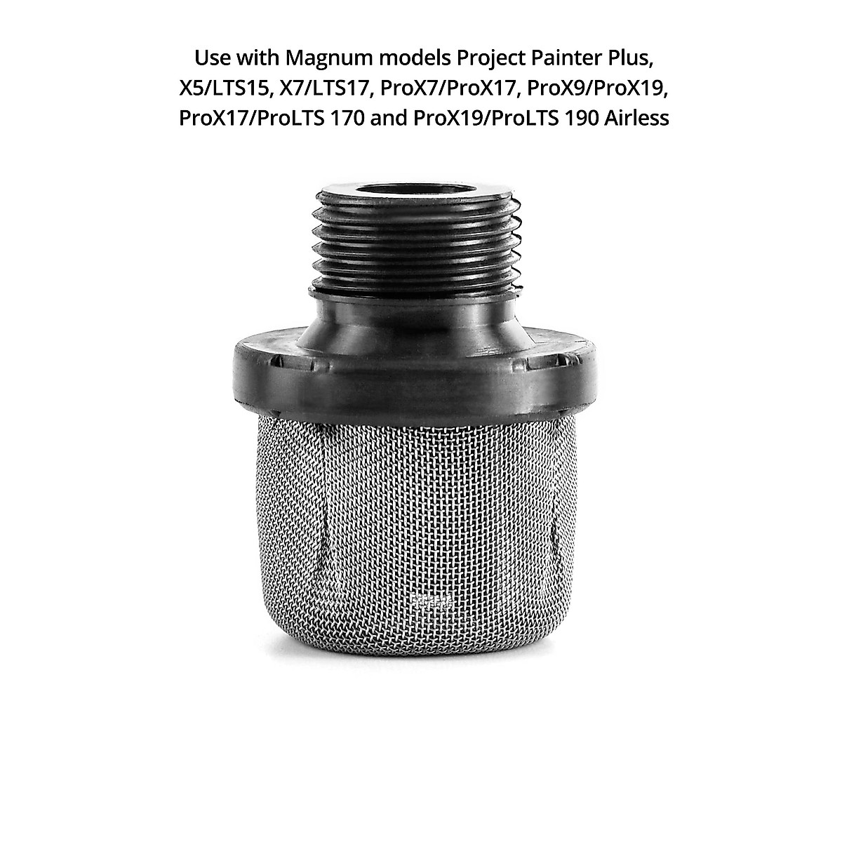 QWORK Airless Paint Sprayer Inlet Strainer, 2 Pcs 3/4 Inch Replacement Inlet Strainer Screen for Airless Paint Spray Gun