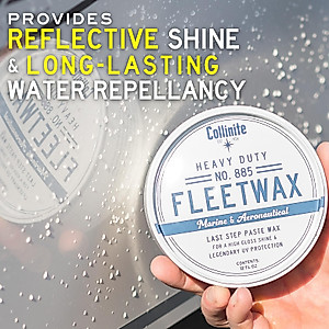 COLLINITE No. 885 Fleetwax Paste Wax, 12 Fl Oz - 1 Pack