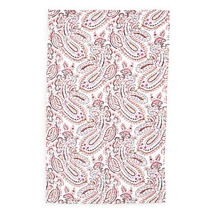 Vera Bradley Women's, Oversized Fleece Plush Throw Blanket, Sand Paisley, Twin/Twin XL