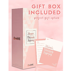 Onebttl Aunt Gifts from Niece, Nephew, Insulated Stainless Steel Wine Tumbler with Lid and Straw, 20 oz, Gifts for Auntie on Pregnancy Announcement, Rose Gold, The best friends get promoted to auntie