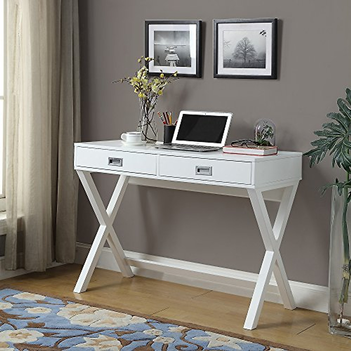 Convenience Concepts Designs2Go Landon Desk, White