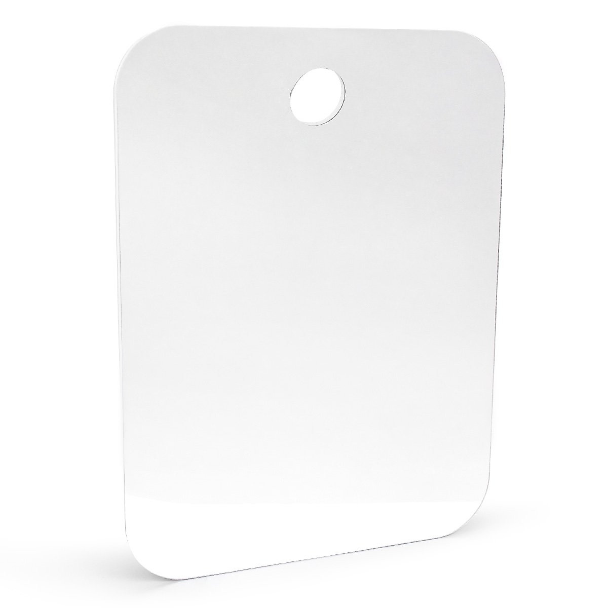 QSHAVE Fogless Shower Mirror Large Size with Suction Hook and Adhesive Hook Perfect for Shaving