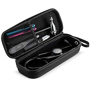 caseling Hard Case fits Stethoscope 3M Classic III/Lightweight II S.E/Cardiology IV Diagnostic. (Case Only) (EVA Black)