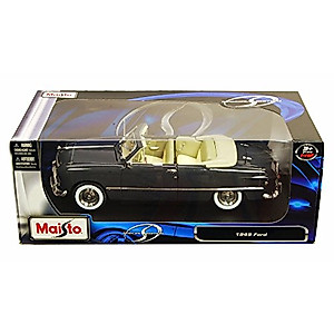 1949 Ford Convertible, Gray - Maisto 31682 - 1/18 Scale Diecast Model Toy Car