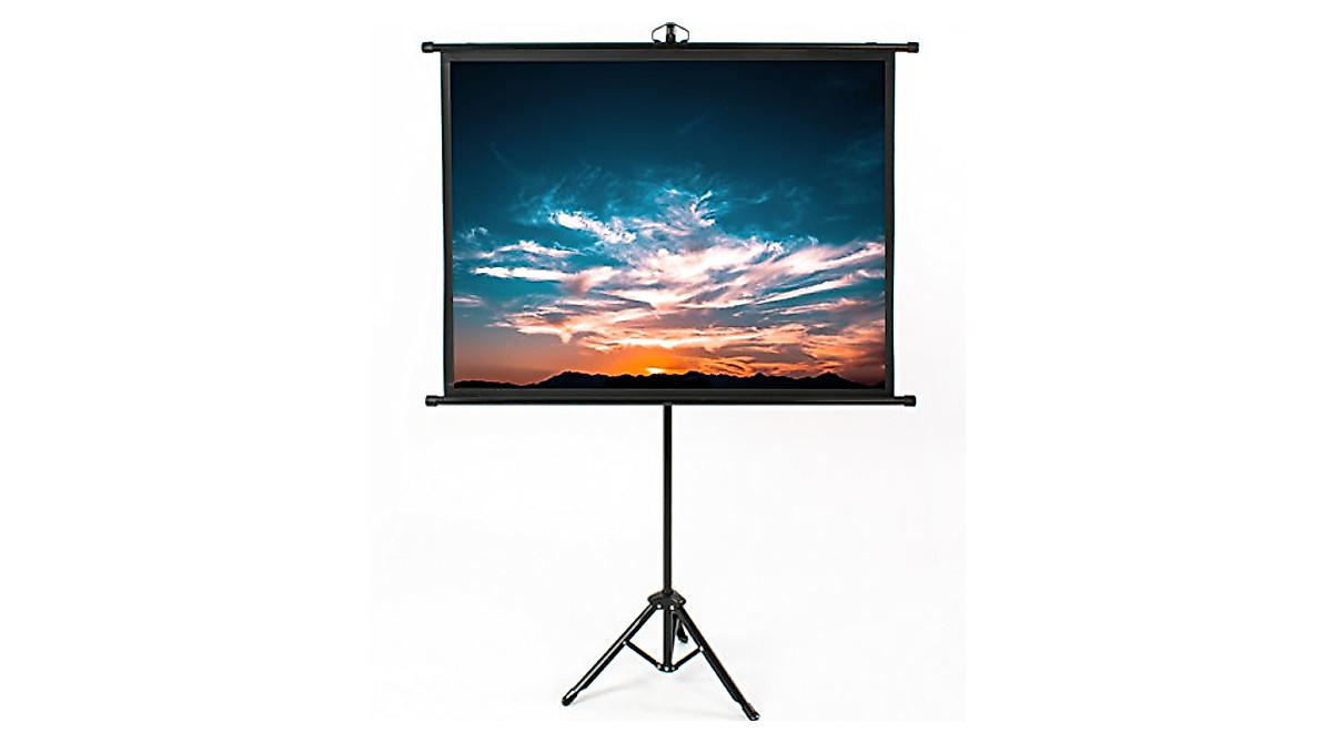 VIVO 50 Inch Portable Indoor/Outdoor Projector Screen - HD 4K 3D