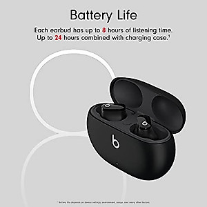 Beats Studio Buds - True Wireless Noise Cancelling Earbuds - Black with AppleCare+ (2 Years)