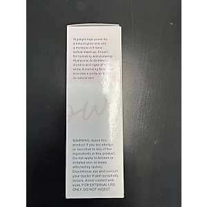 Illuminating Rose Gold Facial Serum Elixir with hydrating Aloe and Hyaluronic Acid for a light highlighting Primer - Natural makeup or no makeup look with dewy finish (2 oz.)