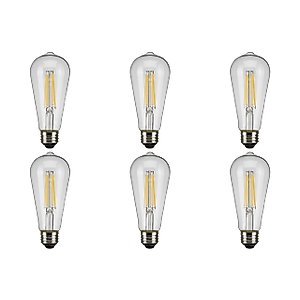 Satco S9895/06 7 Watt ST19 LED Light Bulb, 3000K