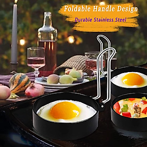 Griddle Accessories Kit for Blackstone, Cast Iron Grill Press, 12-Inch Round Melting Dome(304 Stainless Steel), Squeeze Bottles with Egg Rings, Perfect for Flat Top Grill Indoor Outdoor