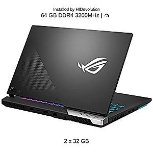 [2022] HIDevolution ASUS ROG Strix G15 Advantage Edition G513QY 15.6" QHD 165Hz, 3.3 GHz Ryzen 9 5980HX, Radeon RX 6800M, 64 GB 3200MHz RAM, 2 TB PCIe SSD