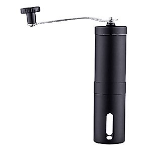 Classic Manual Coffee Mill With Handle, Portable Mill, Grind Uniformly, Black, Capacity 40g, Grind Uniformly, Used For Grinding Corn Kernels, Coffee Beans, Grains, Hand Coffee Mill
