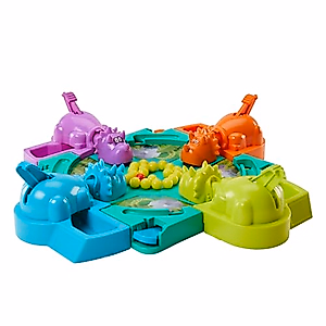 Hasbro Gaming Hungry Hungry Hippos Dino Edition Board Game, Pre-School Game for Ages 4 and Up; for 2 to 4 Players (Amazon Exclusive)