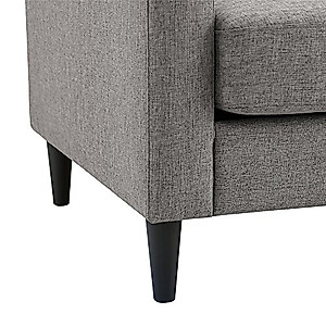 Dorel Living Kaci Sectional Upholster, Gray