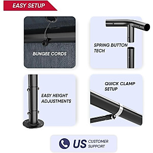 Alaskashield.US Carport 10'x 20' | Reinforced Heavy Duty Car Port | Height Adjustable Metal Tent | All Season PE Tarp Canopy | Portable Garage | 3 Roll-Up Doors & Removable Sidewalls | Dark Grey