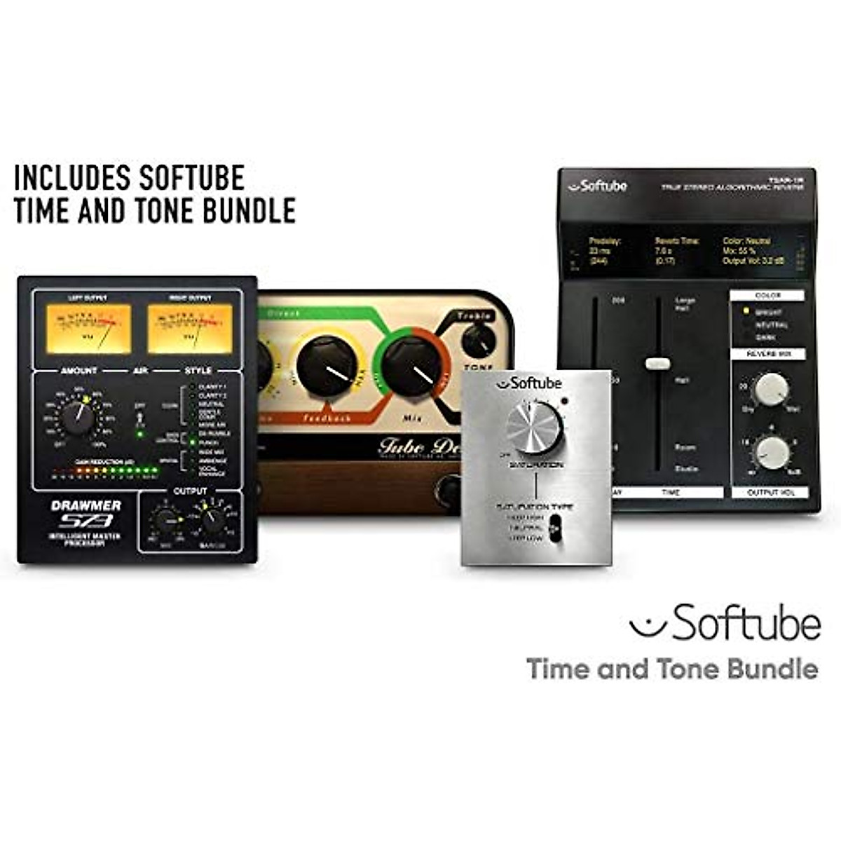 Focusrite Scarlett Solo Studio 3rd Gen USB Audio Interface and Recording Bundle with Monitors (Pair), Microphone Stand, 8mm TS Cable (2-Pack), and Pop Filter (5 Items)