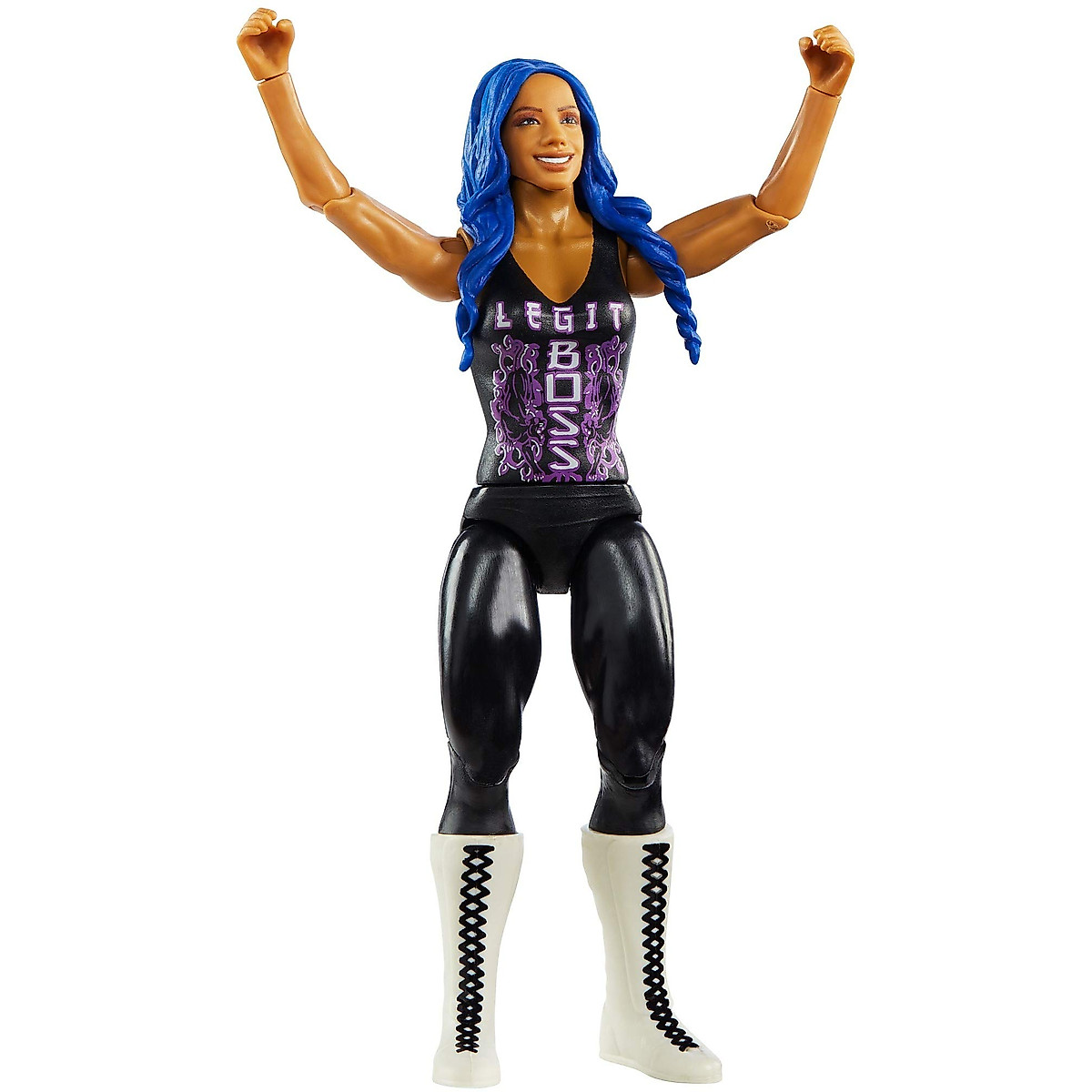 WWE Sasha Banks Basic Series #112 Action Figure in 6-inch Scale with Articulation & Ring Gear