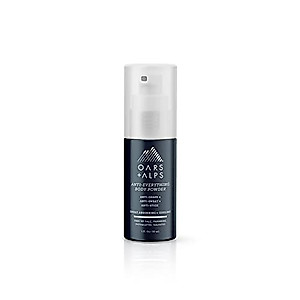 Oars + Alps Anti-Everything Body Powder for Men, Sweat Absorbing and Cooling to Keep You Refreshed and Dry, 1 Fl Oz