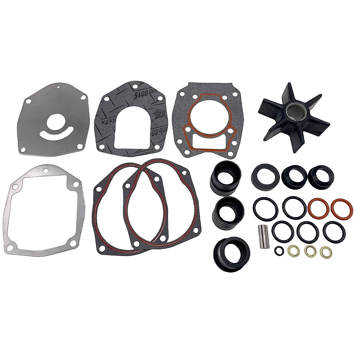 YiheoZux 8M0100526 Water Pump impeller Kit for MerCruiser Alpha One Gen 2 Stern Drives and Mercury Mariner 2/4 Strokes Outboard Motor 43026Q06 43026T11 18-2626 18-3214