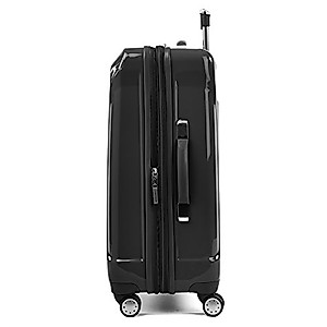 Atlantic Luggage Atlantic Ultra Lite Hardside Expandable Spinner, Jade Black, Checked Medium