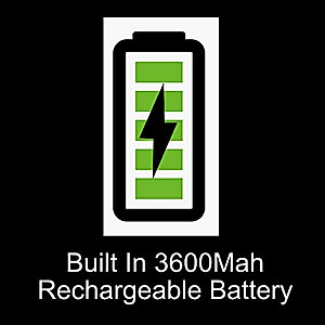 LIGHTACCENTS Lumos Cordless LED Floor Lamp Rechargeable Battery Operated Portable Dimmable Reading Light - Adjustable LED Light - Floor Lamp for Bedrooms- LED Light