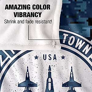 Top Gun: Maverick Blanket, 36"x58" Fighter Town USA Silky Touch Super Soft Throw Blanket