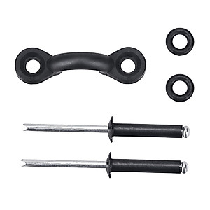 Dilwe Kayak Pad Eyes Set, and High Performance Kayak Replacement Kit Set with Nylon Pad Eyes & Rivets & Screw Nuts for Kayak