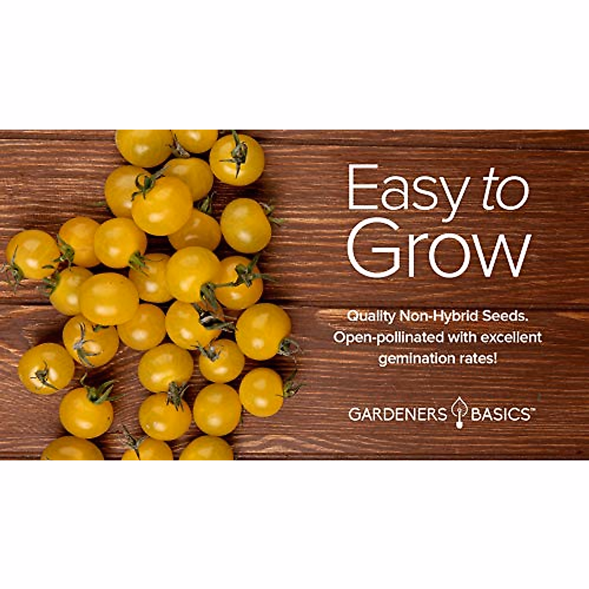 Yellow Pear Tomato Seeds for Planting Heirloom Non-GMO Seeds for Home Garden Vegetables Makes a Great Gift for Gardening by Gardeners Basics