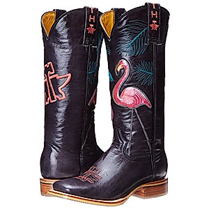 Tin Haul Shoes Women's Flamingo, Black, 9