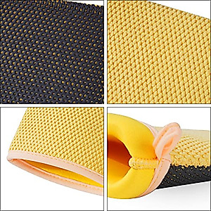 BUFFING HERO Car Polishing Clay Mitt - Medium Grade Clay Bar Wash Mitt Car Detailing Glove for Removing Debris from Your Paint