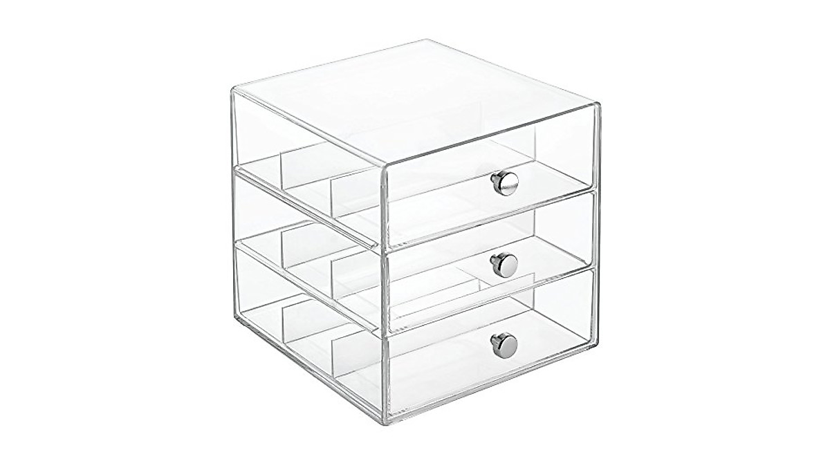 iDesign 3-Drawer Vanity Organizer – Clear Storage Solution
