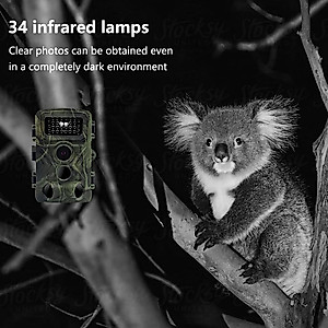 Trail Camera,2 pack 36MP 1080P Mini Trail Camera,Hunting Camera with 120°Wide-Angle 0.2s Trigger Speed,No Glow Night Vision Motion Activated IP67 Waterproof with 32GB Card for Wildlife Scouting