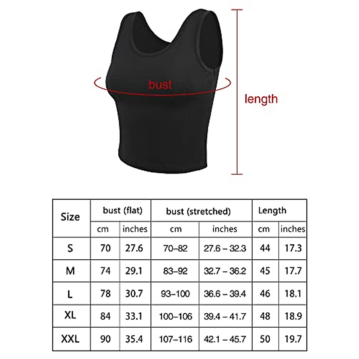 SATINIOR 4 Pieces Women Basic Crop Tank Top Short Sleeveless Sports Crop Top Black, Dark Gray, Olive-Drab, Chocolate, Medium