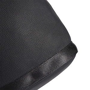 adidas Premium Mini Backpack, Black PU Leather/Rose Gold, One Size