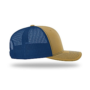 The Hat Pros | Richardson 112 Structured Classic Trucker Snapback (Heather Grey/Navy)