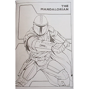 Colortivity The Mandalorian Baby Yoda Coloring and Activity Book Cover Varies 80 Pages