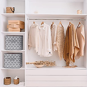 DABROSI Wardrobe Clothes Organizer for Folded Clothes - Pants Organizer - Jean Organizer for Closet (6-grid Large)