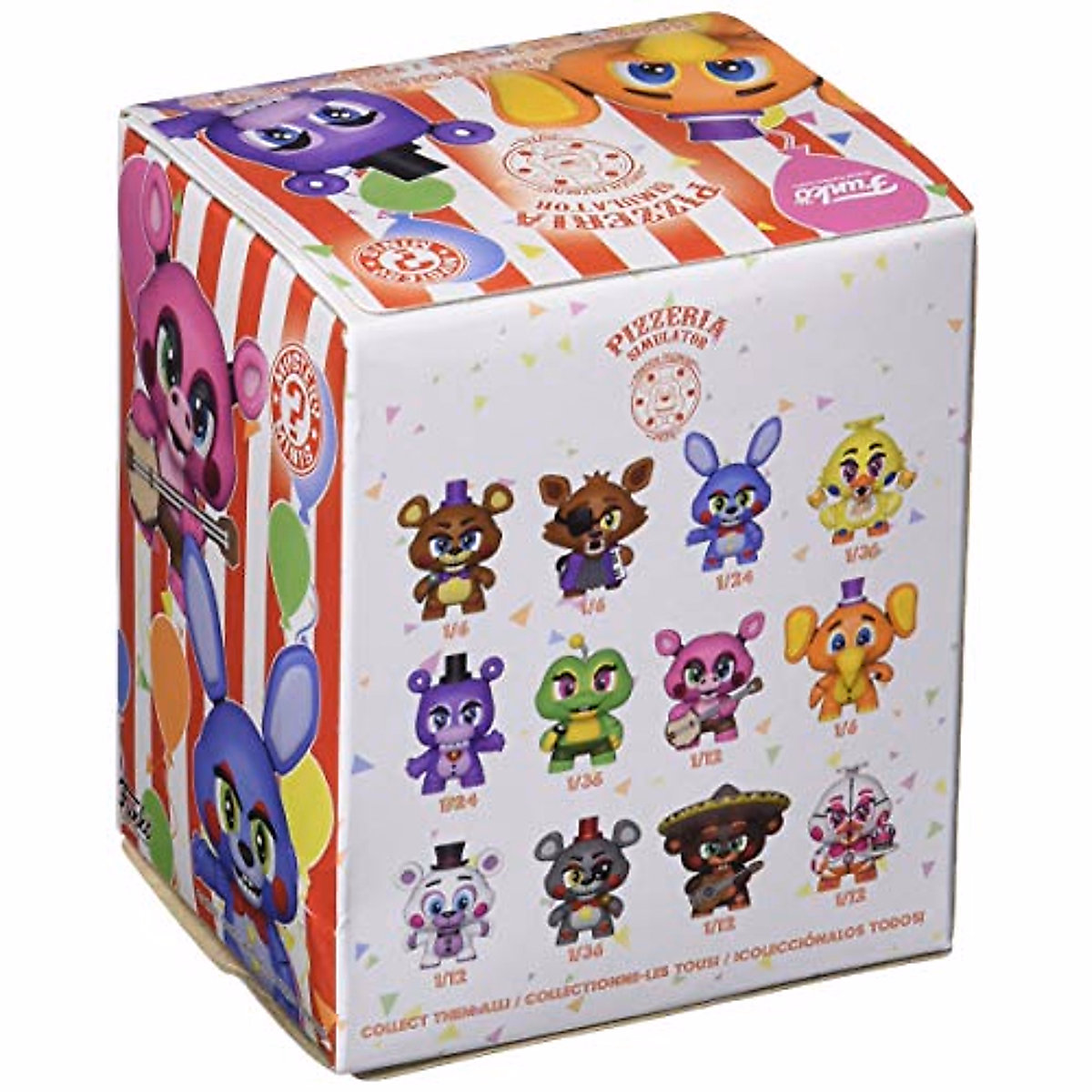 Funko Mystery Mini Blind Box: Games: Five Nights at Freddy's (FNAF) 6: Pizzeria Simulator: PDQ - Rockstar Foxy - (CDU 12) - FNAF Pizza Simulator - Collectible Vinyl Figure - Gift Idea and Display