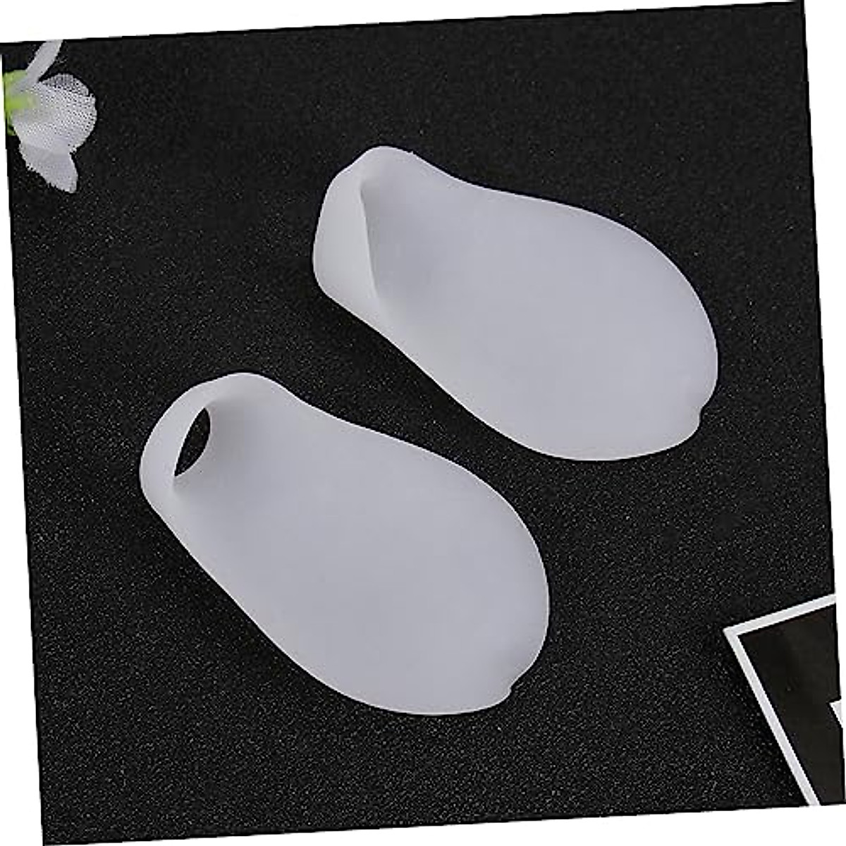 2pcs Silicone Gel Crib Protector Foot Protectors for Feet Nursing Clip Board Foot Pad Toe Sleeve Little Toe Cover Jacket Finger Cot Hammer Care Miss Toe